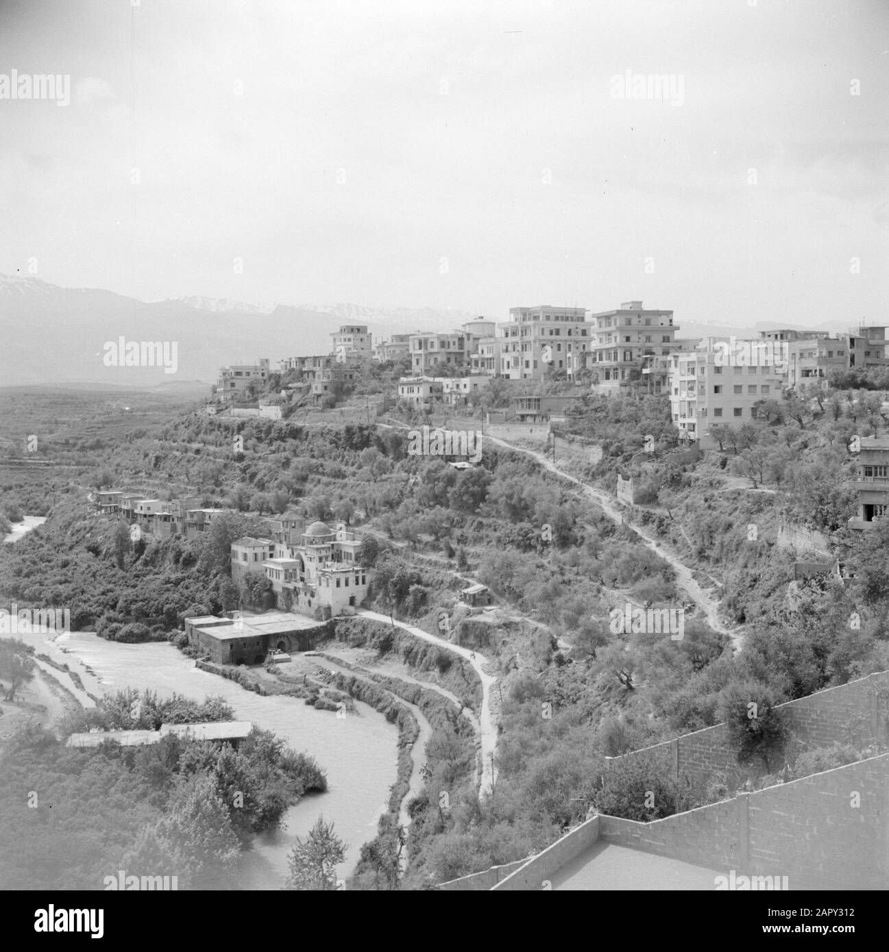 Middle East 1950-1955: Lebanon View from the fortification, the citadel ...