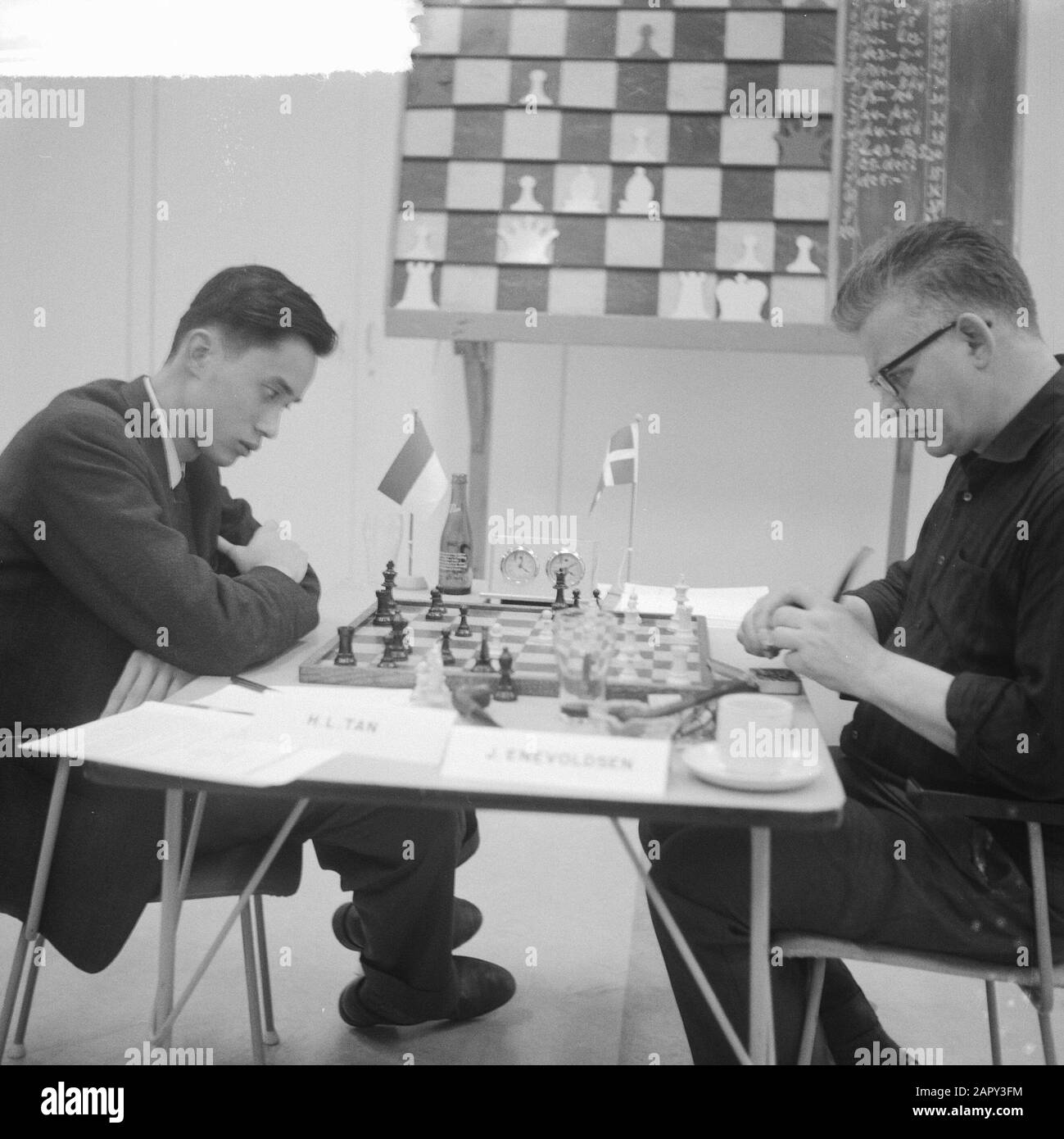 IBM Chess Tournament Date: June 5, 1961 Keywords: Chess Stock Photo - Alamy
