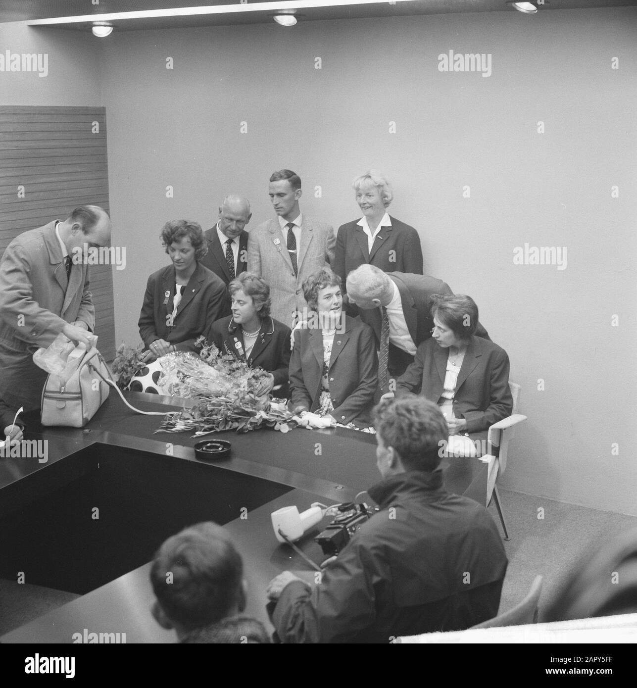 Back from Belgrade, Left Tilly of Sword, Middle Fanny Blankers and ...