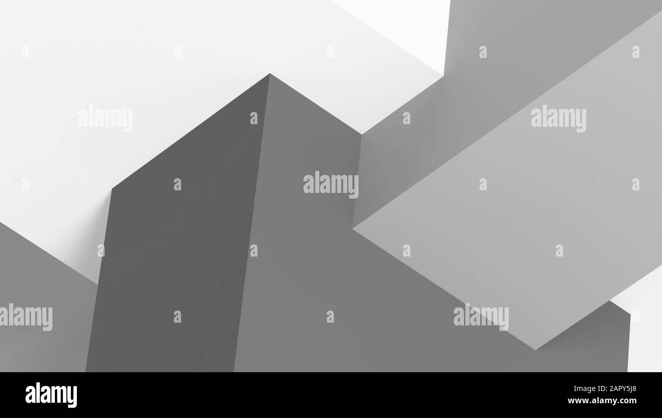 Abstract digital graphic background, with monochrome geometric minimal ...