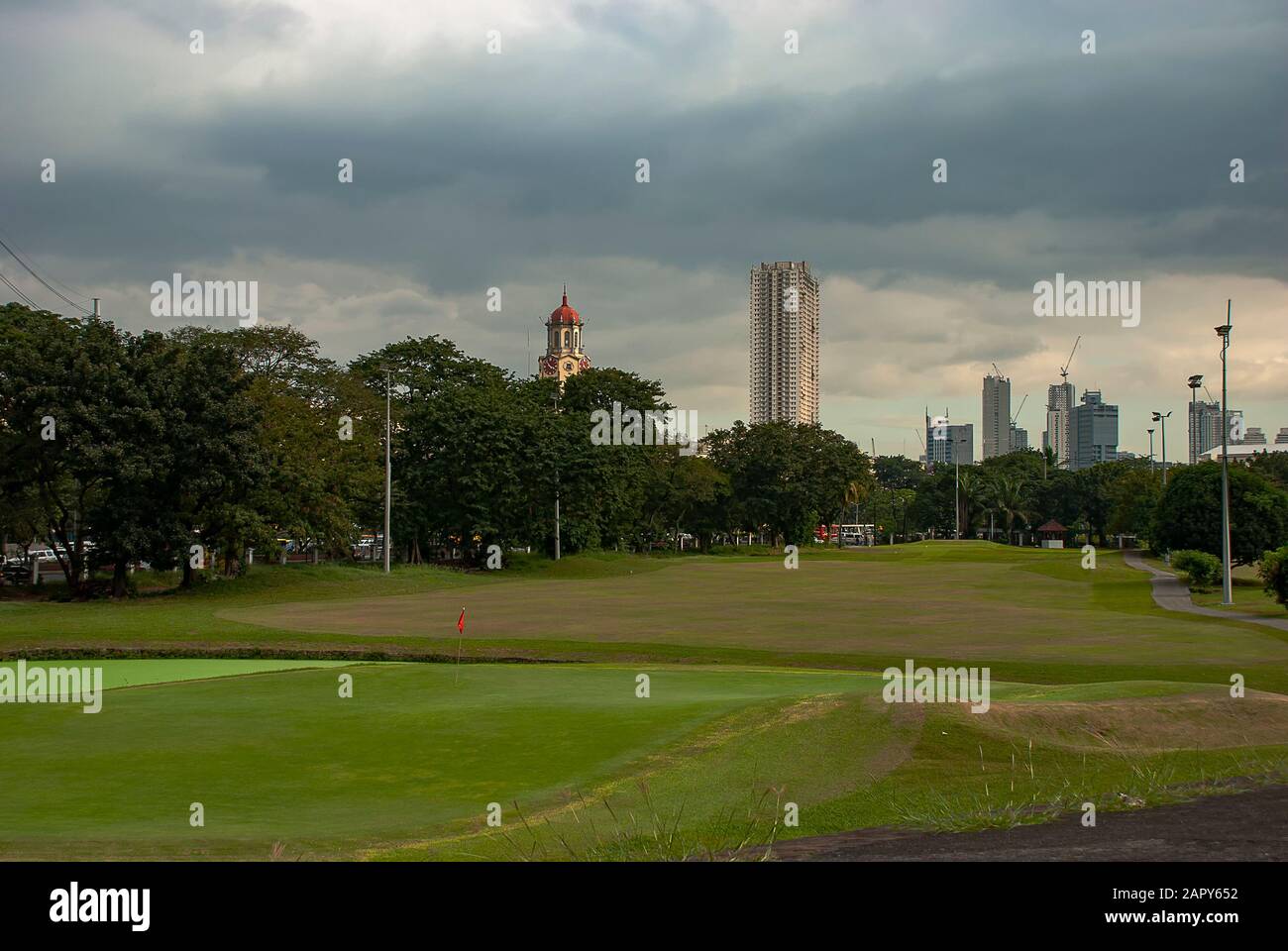 The golf course at Intramuros in Manila, Philippines Stock Photo - Alamy