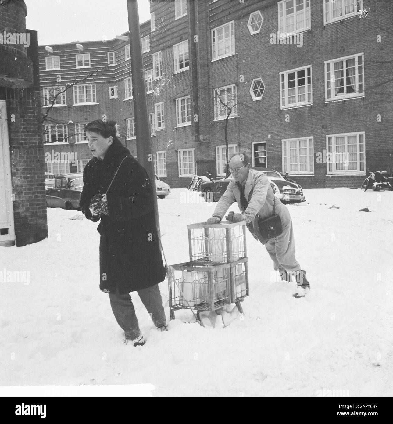 Milkman Black and White Stock Photos & Images - Alamy