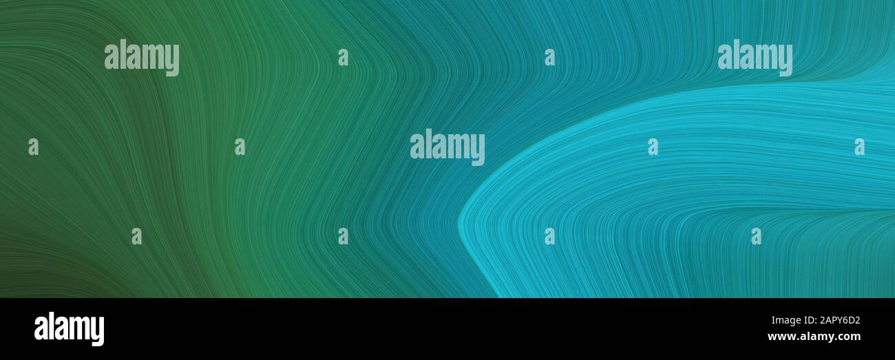 dynamic header design with teal, dark cyan and light sea green colors ...