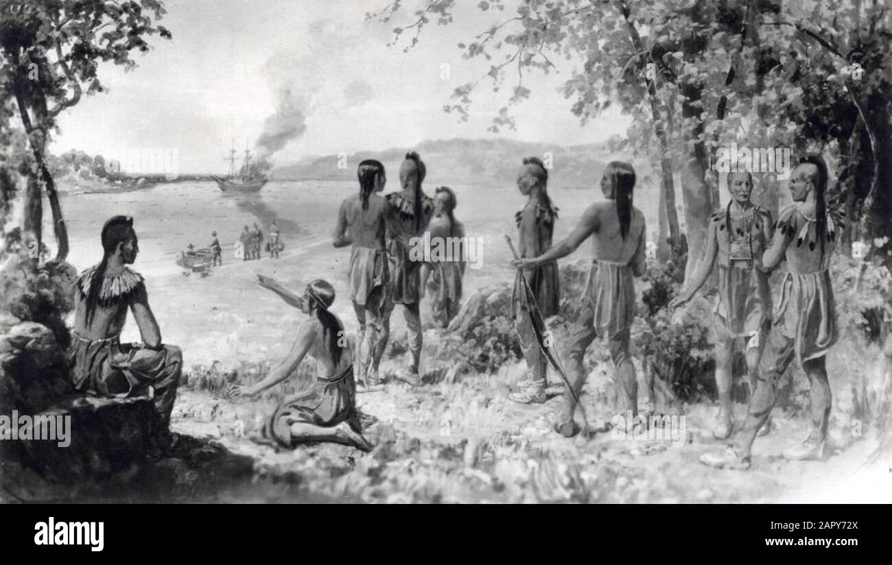 Dutch settlers indians hi-res stock photography and images - Alamy