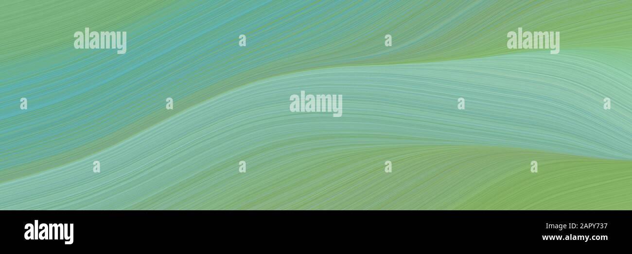 artistic designed horizontal header with dark sea green, moderate green ...