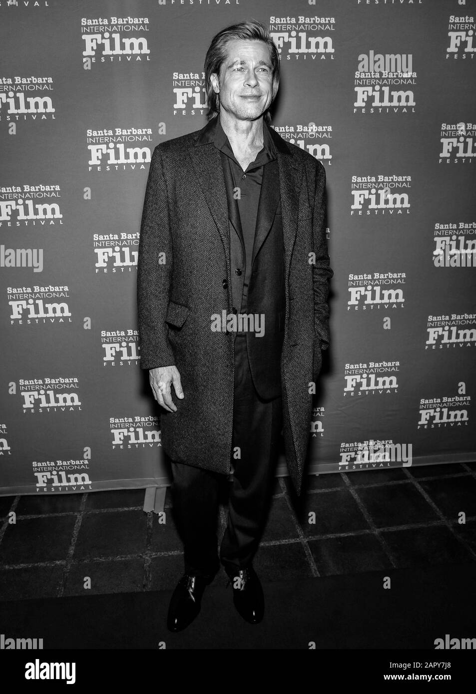Santa Barbara, CA - Jan 22, 2020: Brad Pitt attends the 35th Annual ...