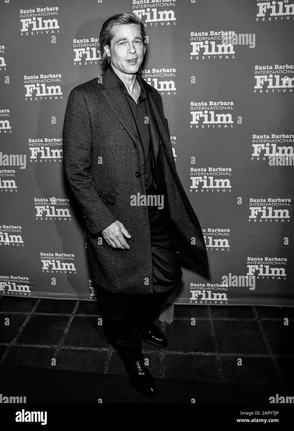 Santa Barbara, CA - Jan 22, 2020: Brad Pitt attends the 35th Annual ...