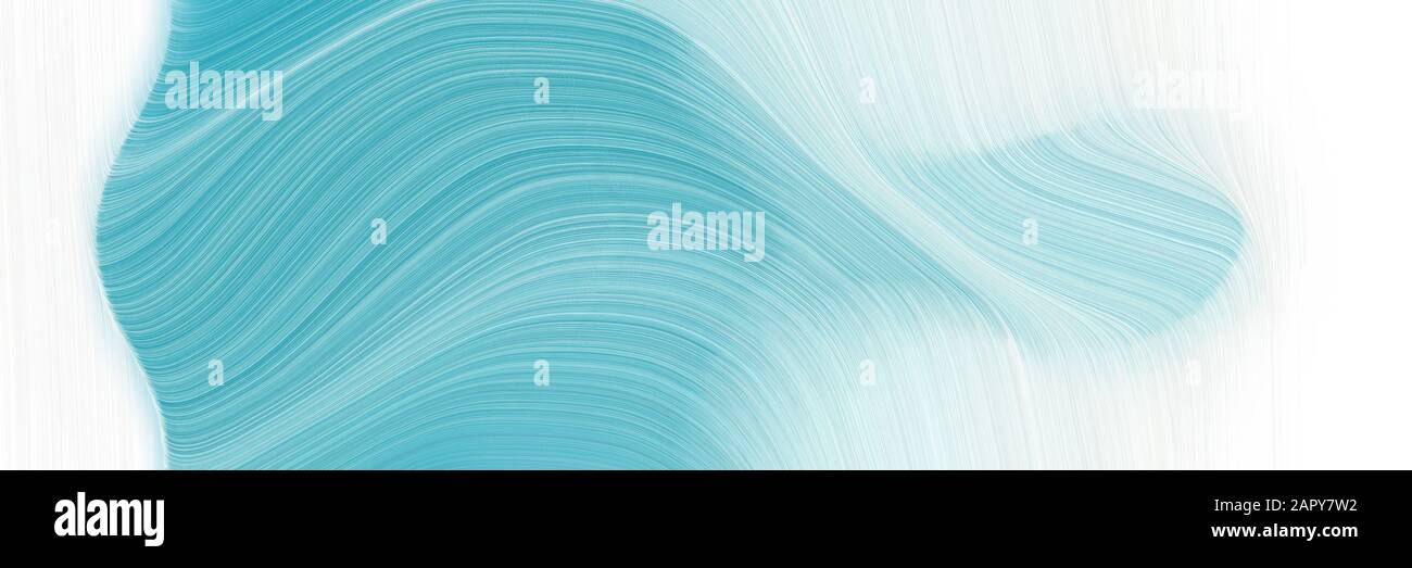 modern designed horizontal header with sky blue, medium aqua marine and ...