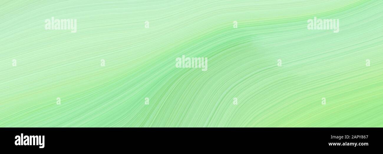 modern horizontal header with tea green, light green and pastel green ...