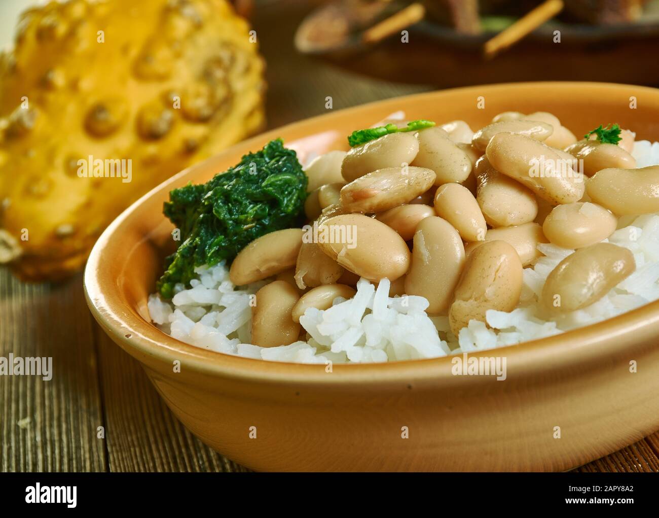 Wali na maharage , dish made with red beans and rice., Tanzanian ...