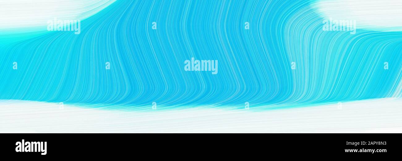 decorative banner with light cyan, alice blue and deep sky blue colors ...
