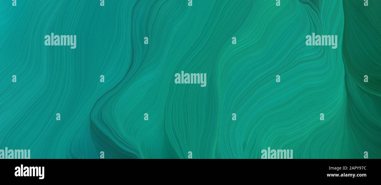 moving designed horizontal header with teal, dark cyan and teal green ...