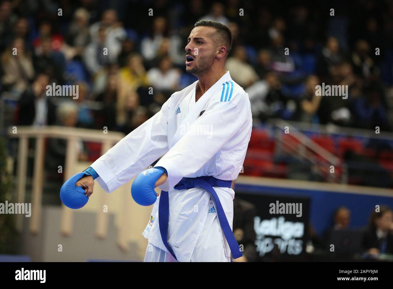 Paris, France . 24th Jan, 2020. Luca Maresca for Italy in the Round of ...