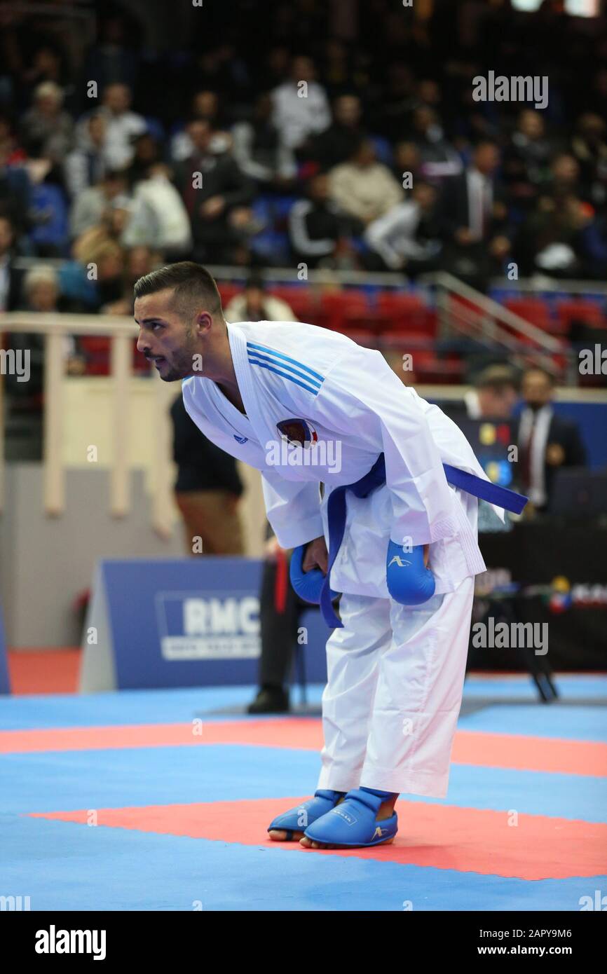 Paris, France . 24th Jan, 2020. Luca Maresca for Italy in the Round of ...