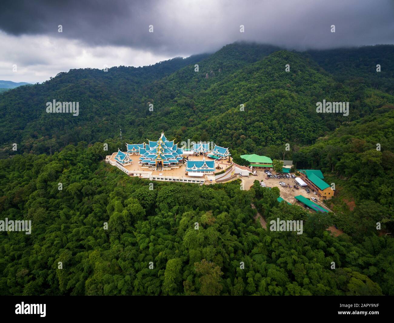 Temple Wat pa phukon Udonthani in Thailand. (public domain or treasure ...