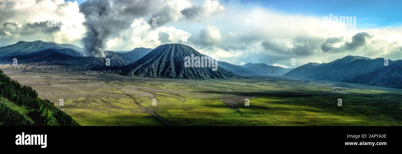 Mount Bromo volcano, East Java, Indonesia Stock Photo - Alamy
