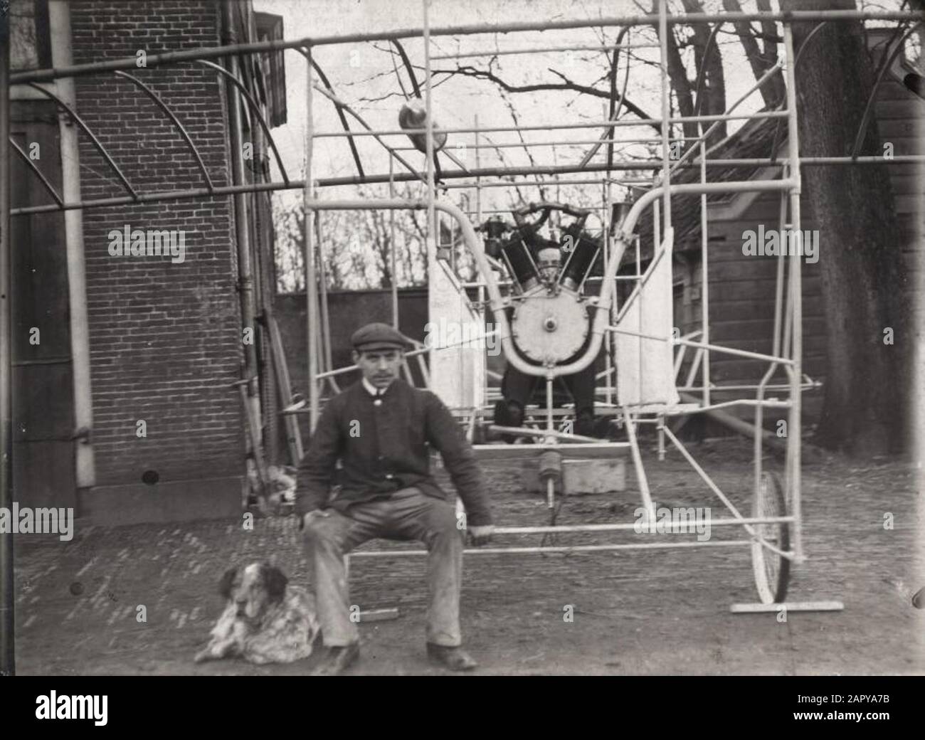 Aviation. Planes. The first Dutch aircraft, designed and built on 1-1 ...