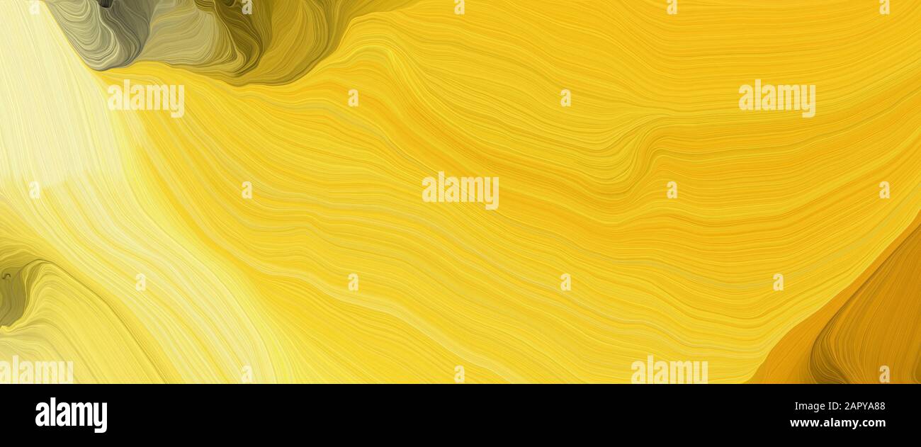 flowing header design with vivid orange, pale golden rod and khaki ...