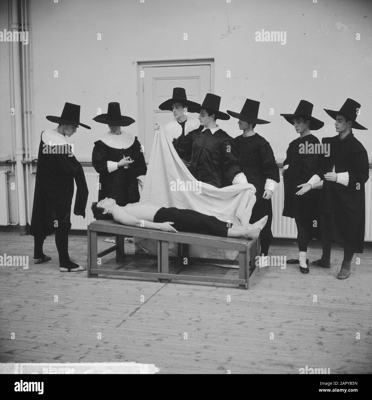 Nederlands Dance Theatre brings the ballet Anatomical Lesson, scene on ...