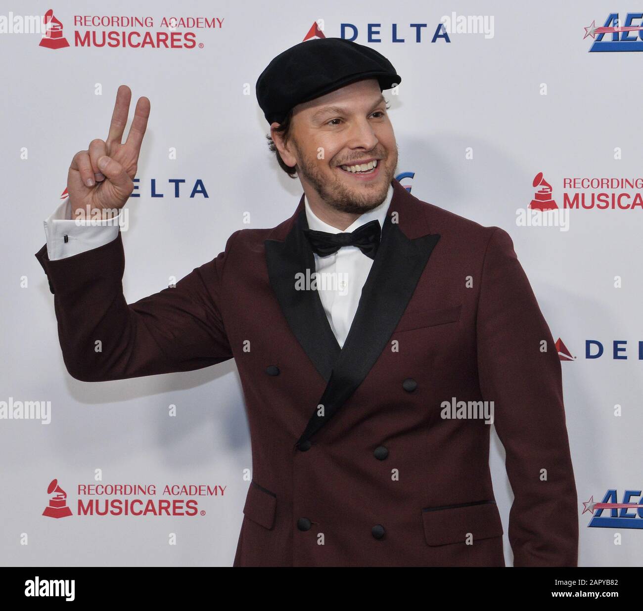Los Angeles, USA. 25th Jan, 2020. Gavin DeGraw of the band REO ...