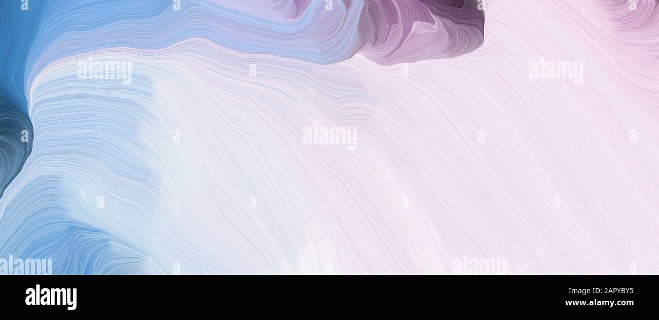 dynamic designed horizontal banner with lavender, steel blue and light ...