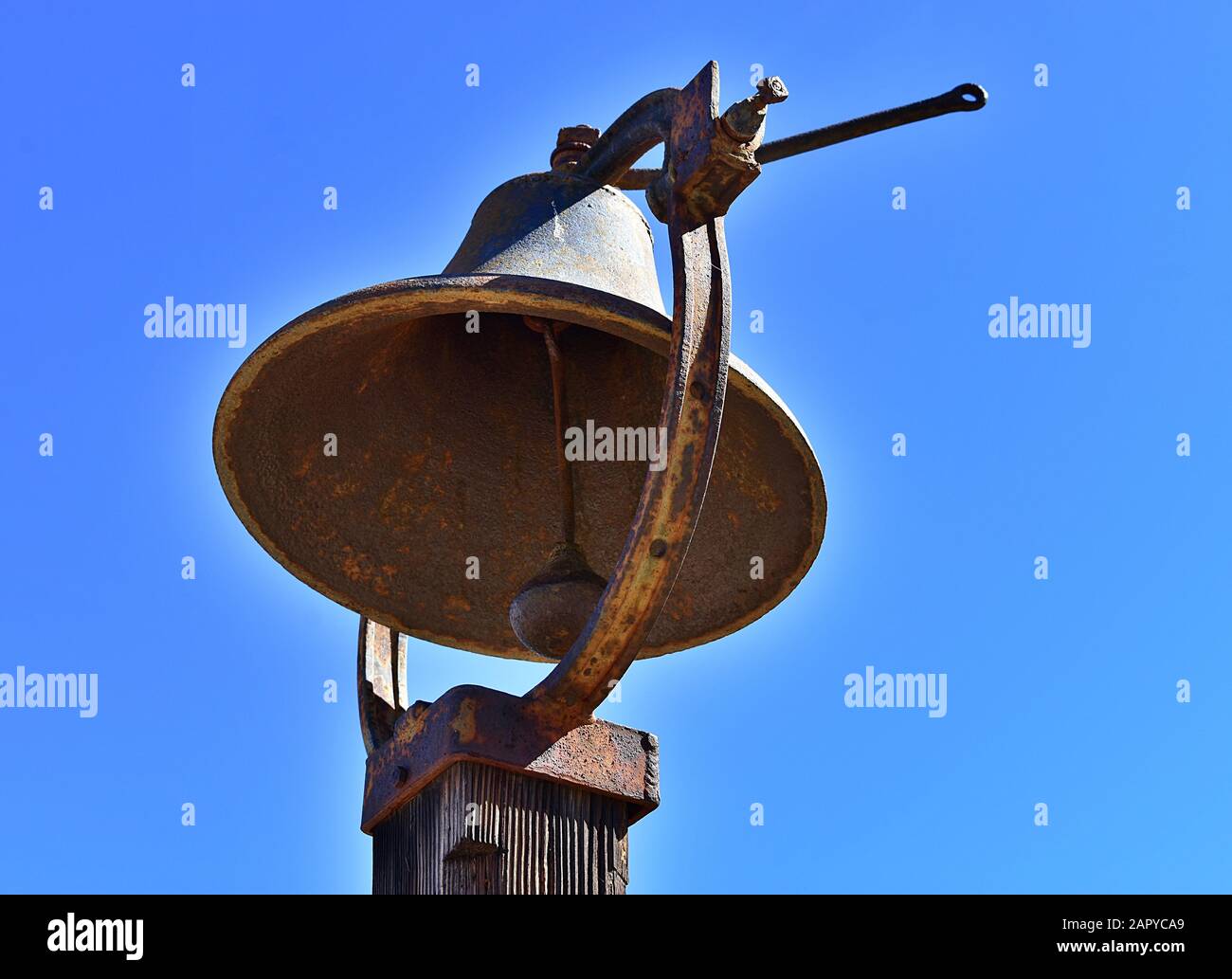 Bell on top of pole hi-res stock photography and images - Alamy