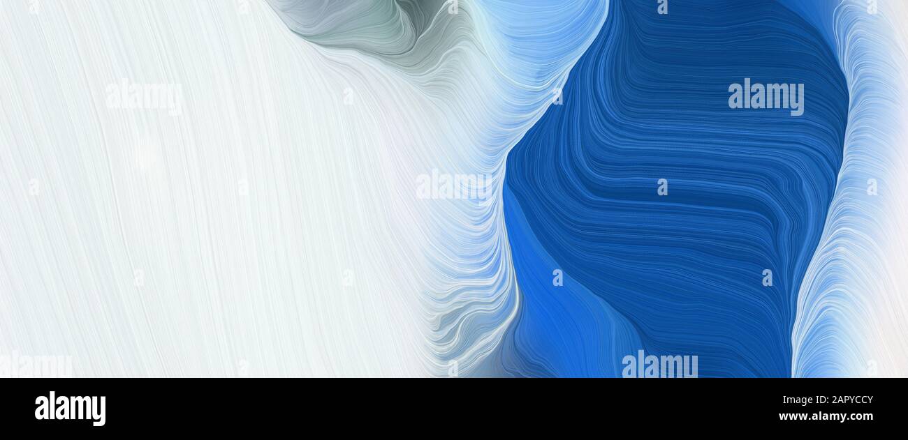 modern designed horizontal header with strong blue, lavender and sky ...
