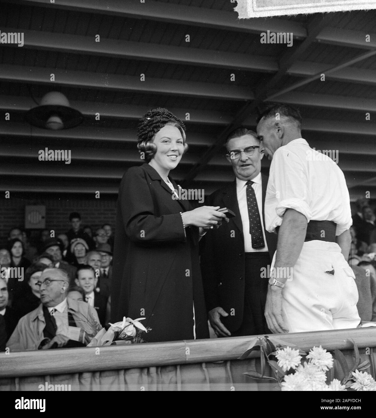 Princess Beatrix visited exhibition of the Dutch Draught horse in Den ...