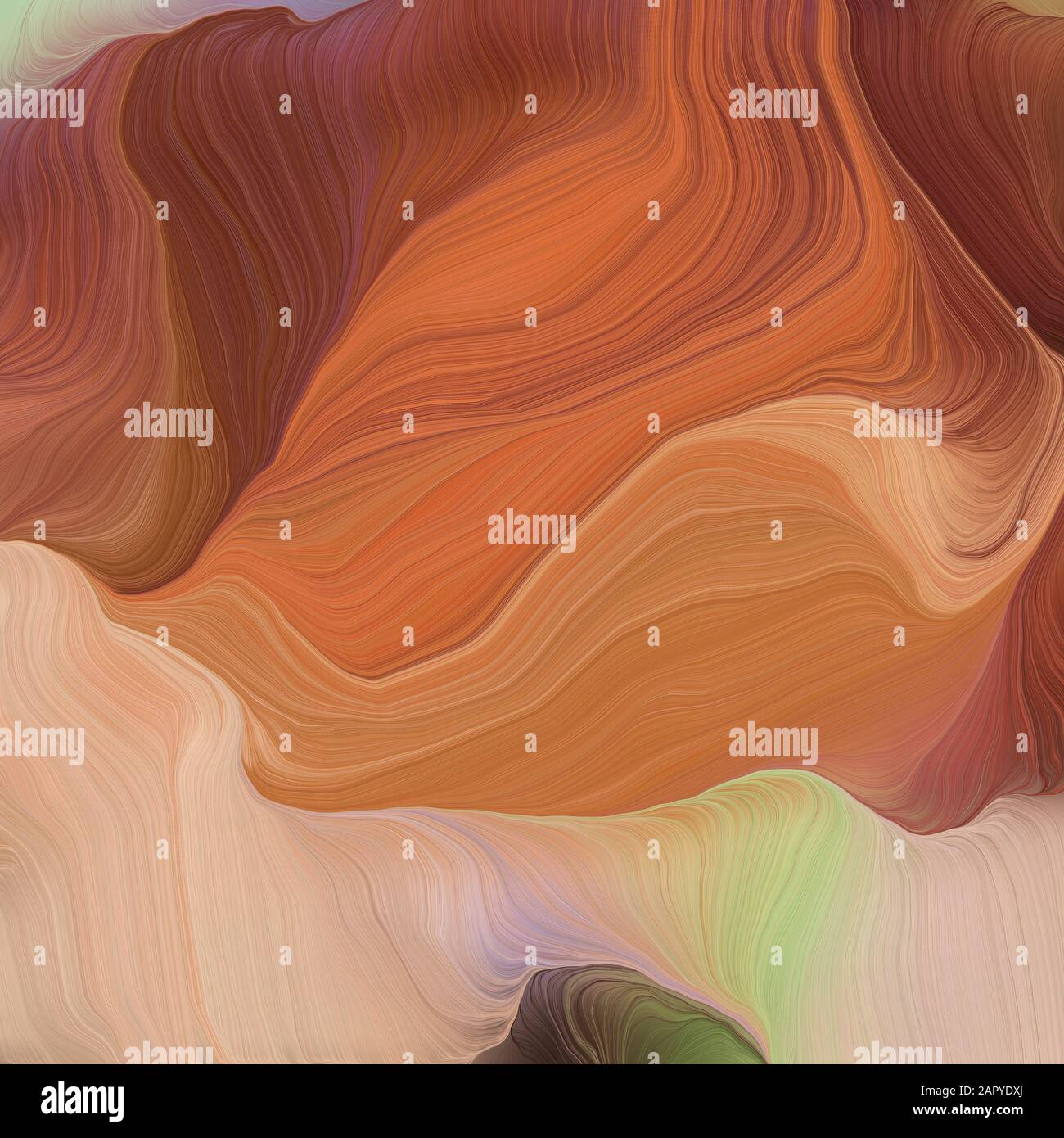 square graphic background with sienna, coffee and tan color. curvy ...