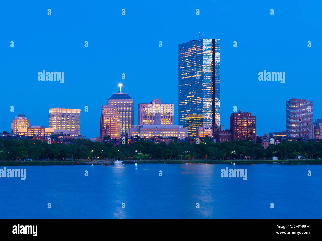 Back bay boston business district hi-res stock photography and images ...