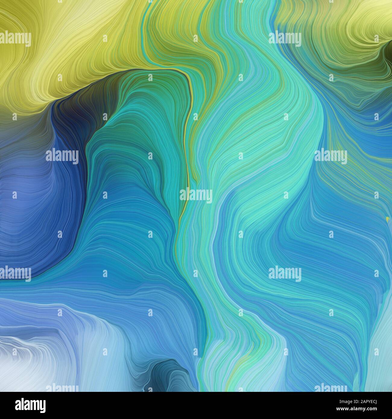 landscape orientation graphic with waves. abstract waves illustration ...