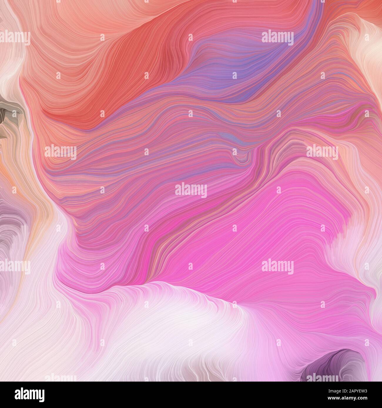 square graphic with waves. contemporary waves illustration with pale ...