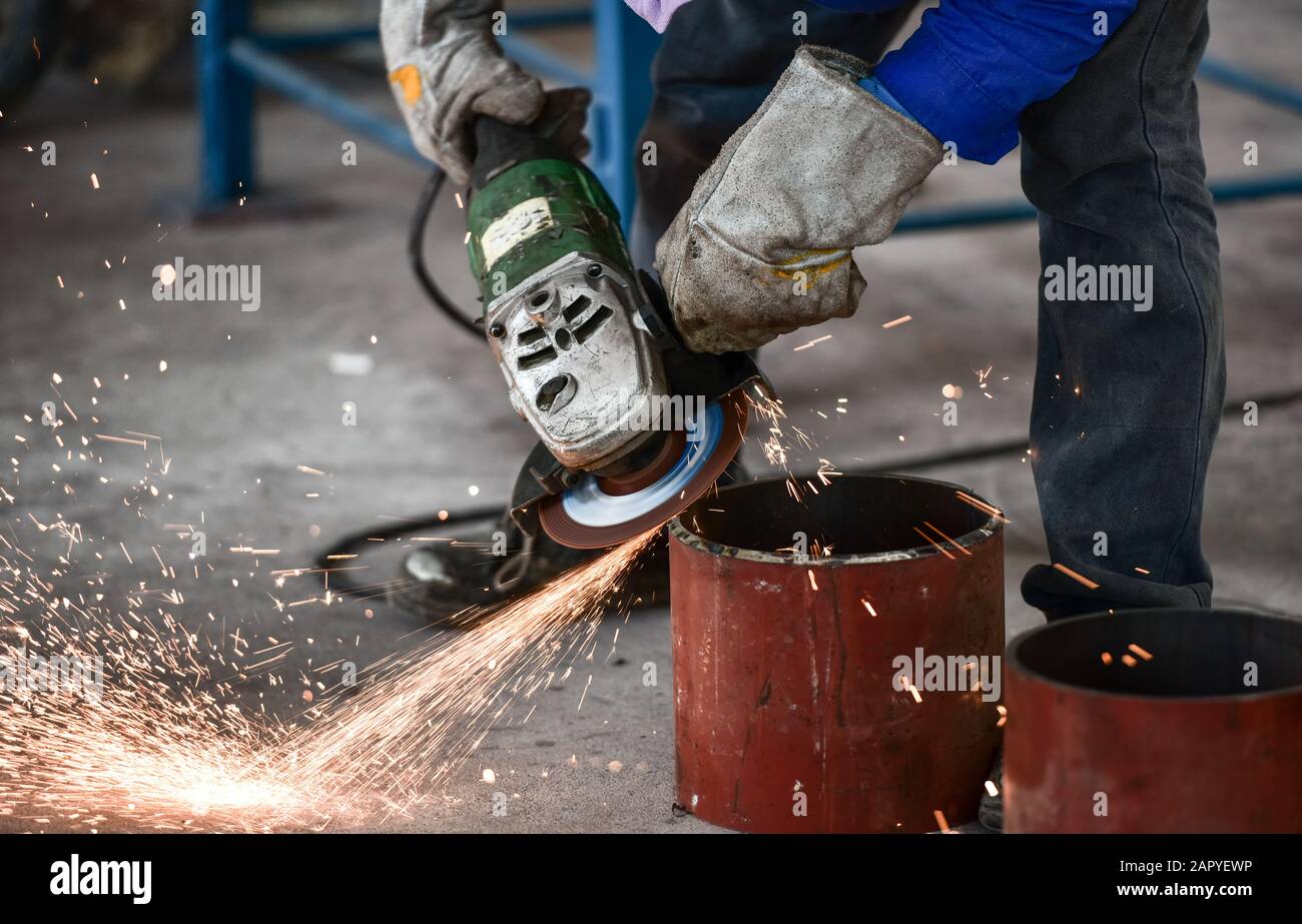 Grinding industry production pipe hi-res stock photography and images ...