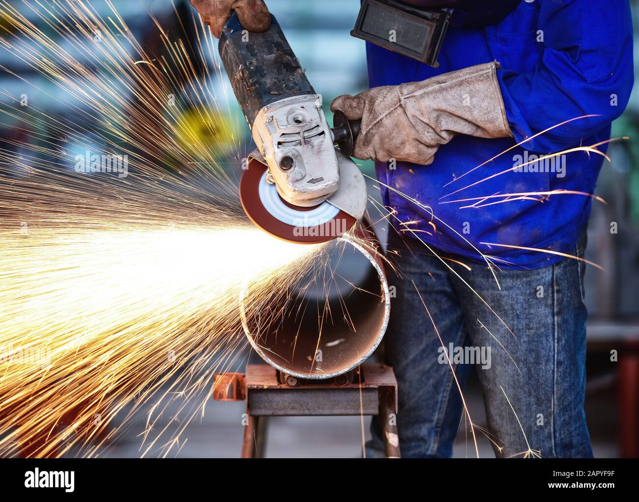 Grinding industry production pipe hi-res stock photography and images ...