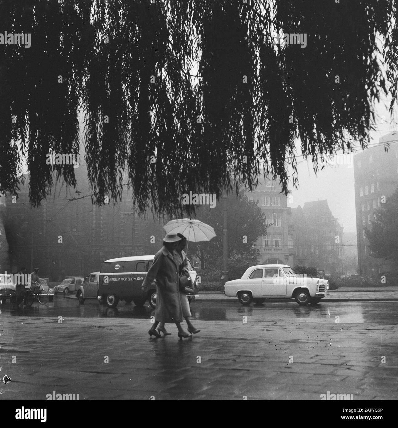 Rainy weather rain day Black and White Stock Photos & Images - Alamy