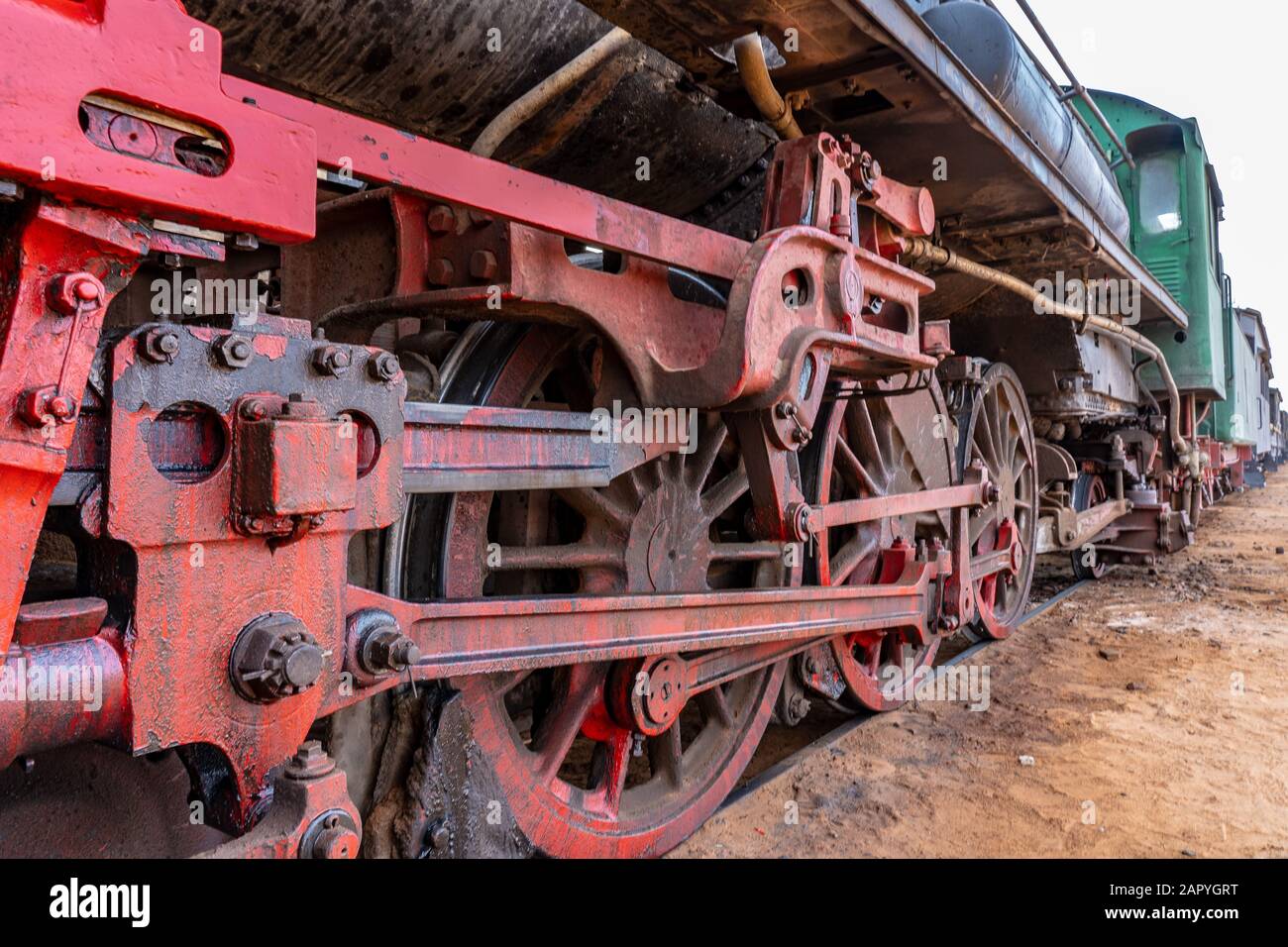 Modern train wheels closeup hi-res stock photography and images - Alamy