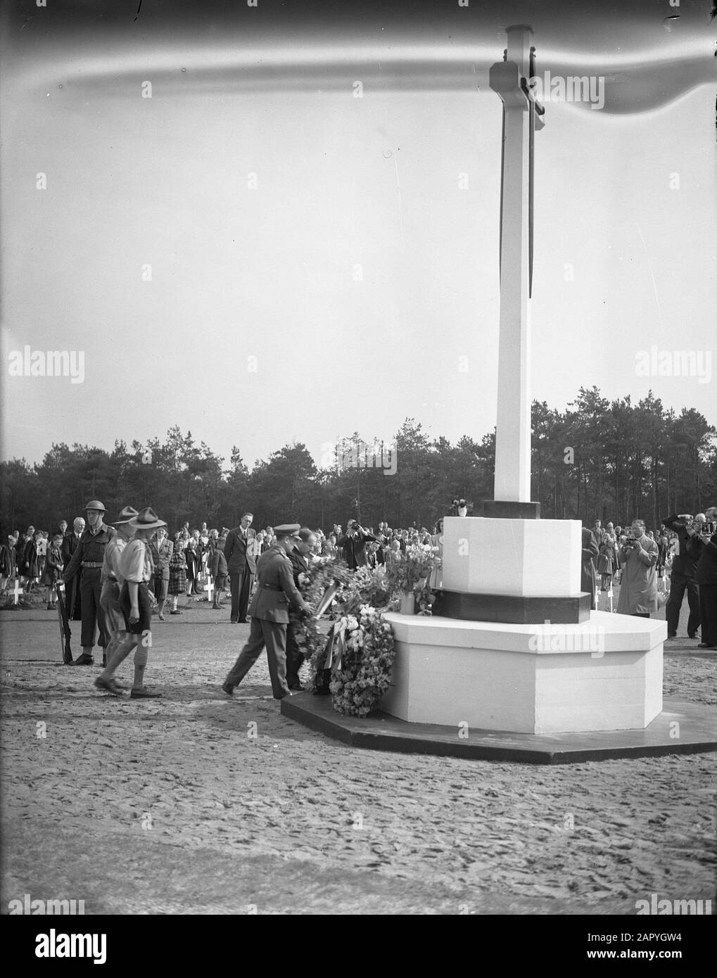 Commemoration canadian cemetery holten canadian bridge hi-res stock ...