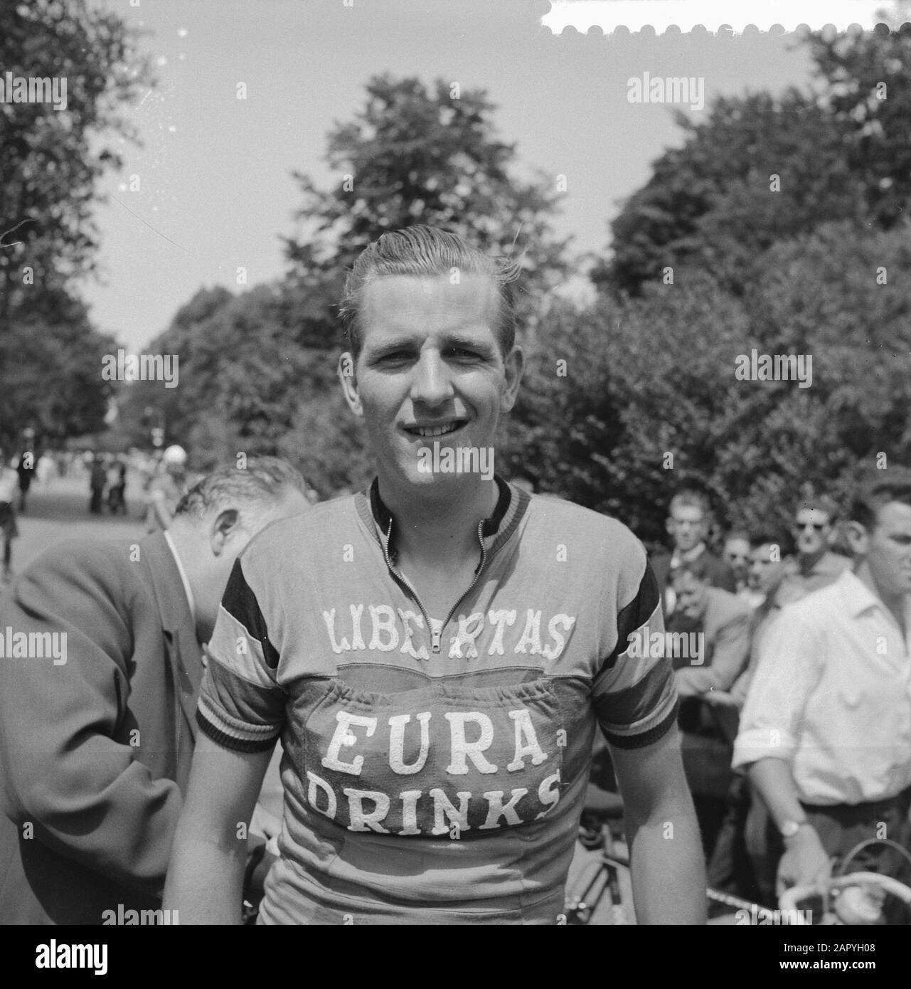 Heads of Dutch riders, participating in the Tour de France, Daan De ...