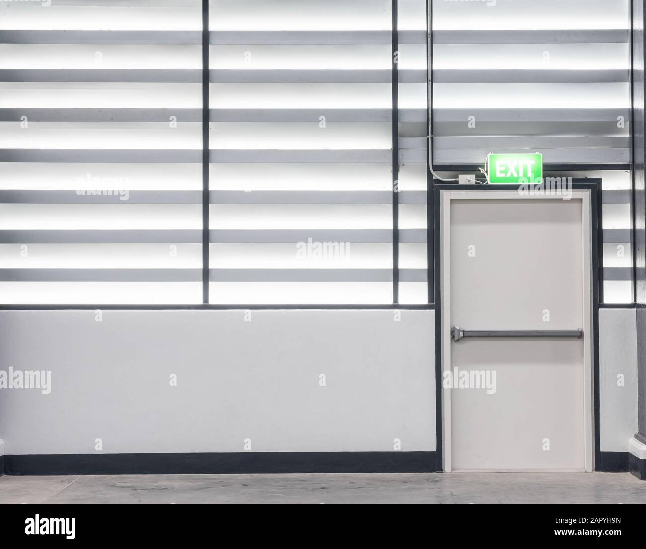 Building Emergency Exit Stock Photo - Alamy