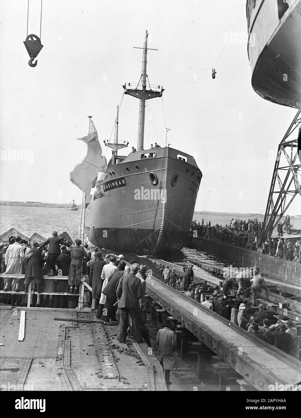 Two passenger and motor cargo ships simultaneously launched at the NDSM ...
