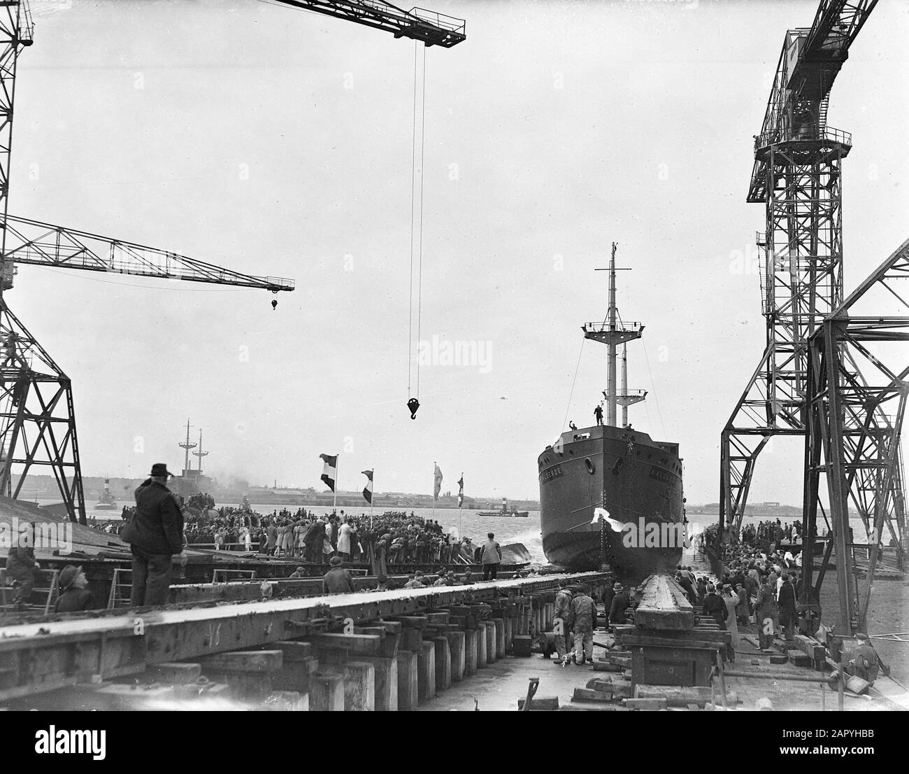 Two passenger and motor cargo ships simultaneously launched at the NDSM ...