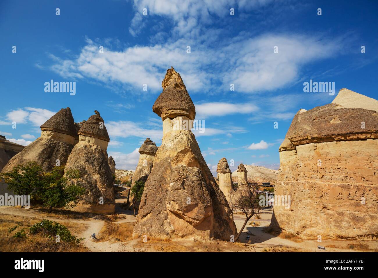 Unusual rock formation in Cappadocia, Turkey Stock Photo - Alamy