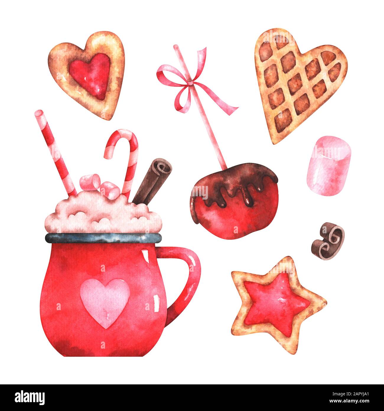 Mug coffee christmas cookies Cut Out Stock Images & Pictures - Alamy