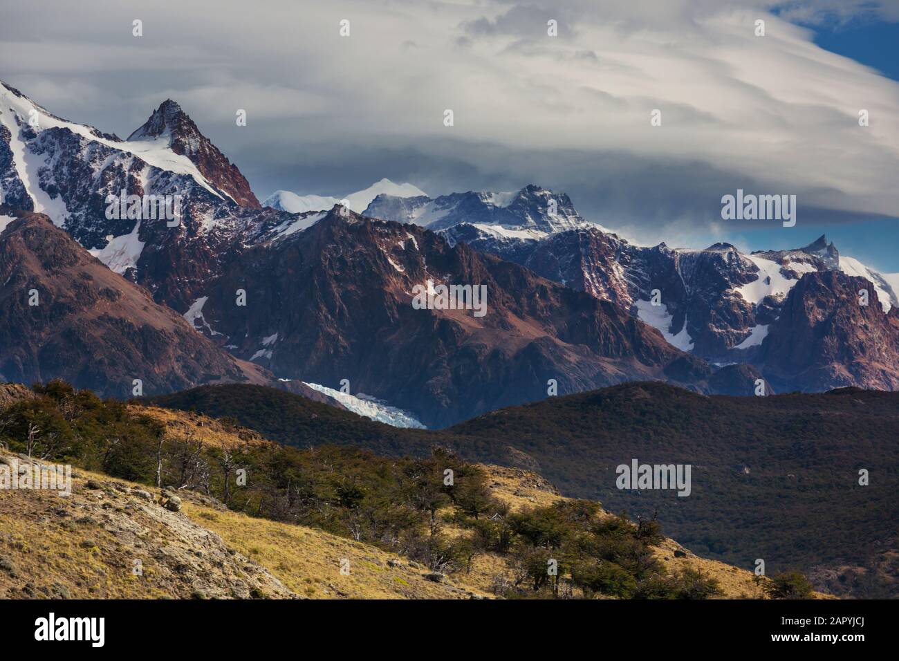 Patagonia landscapes in Southern Argentina. Beautiful natural landscapes Stock Photo - Alamy