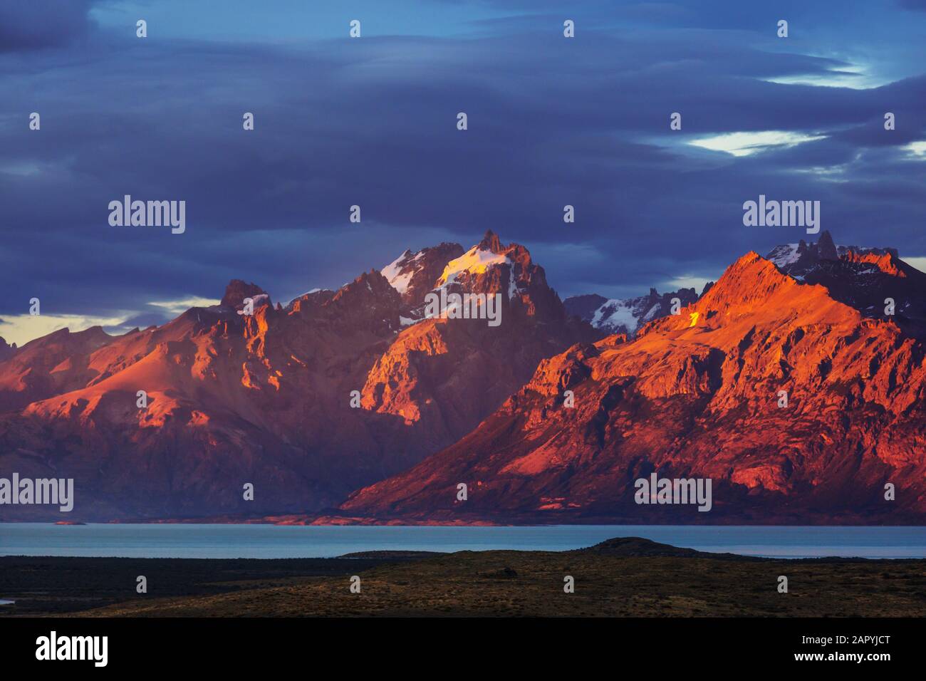 Patagonia landscapes in Southern Argentina. Beautiful natural landscapes Stock Photo - Alamy