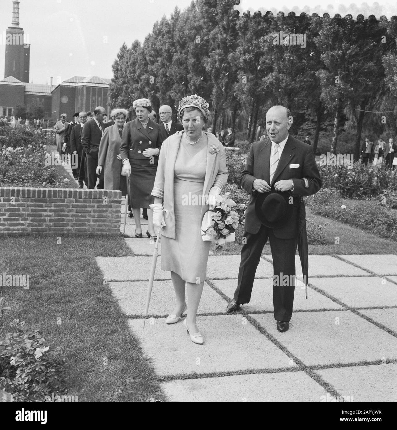 Floriade 1960 Queen Juliana at the Floriade in Rotterdam. In the ...