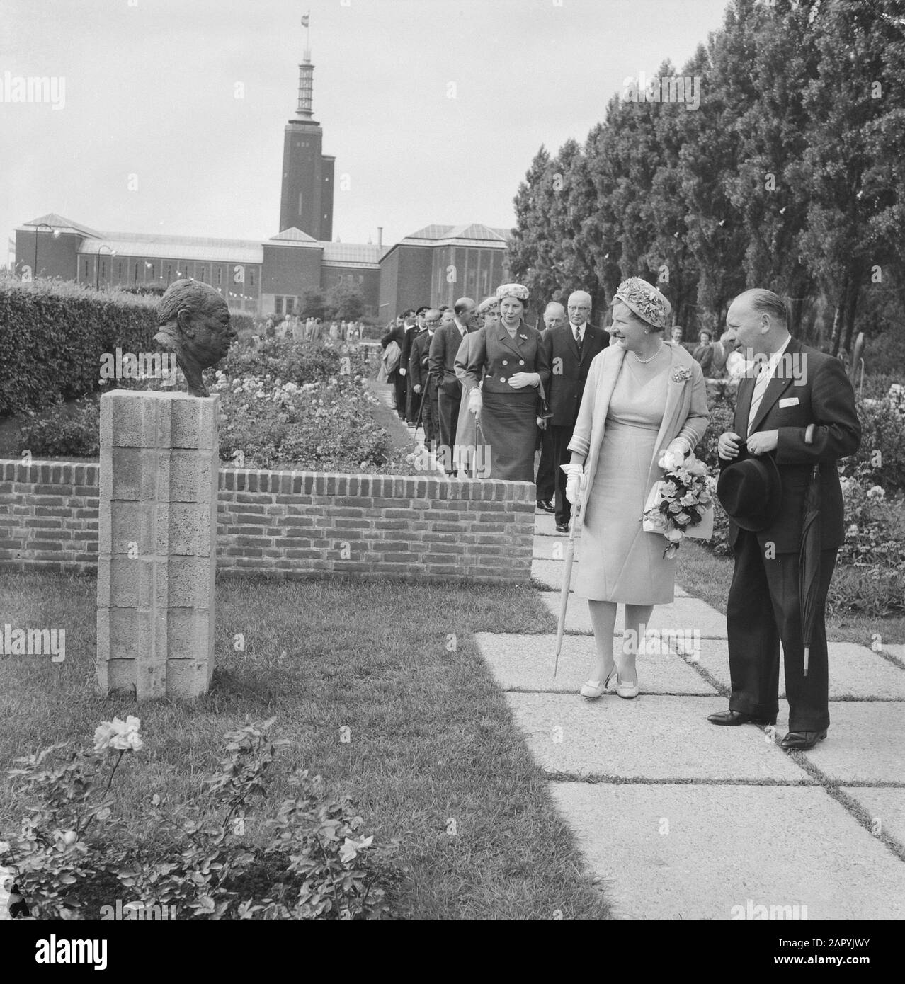 Floriade 1960 Queen Juliana at the Floriade in Rotterdam. In the ...