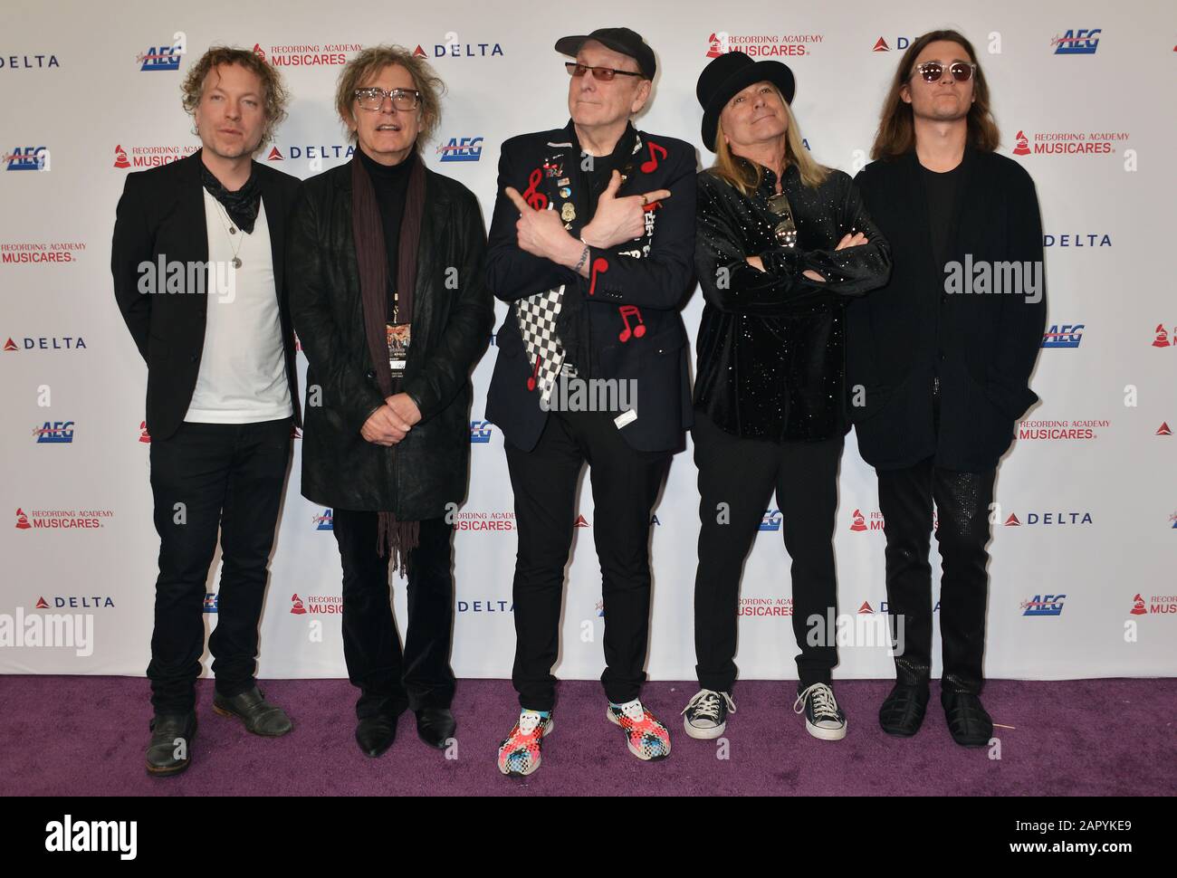 Los Angeles, USA. 24th Jan, 2020. Daxx Nielsen, Tom Petersson, Rick ...