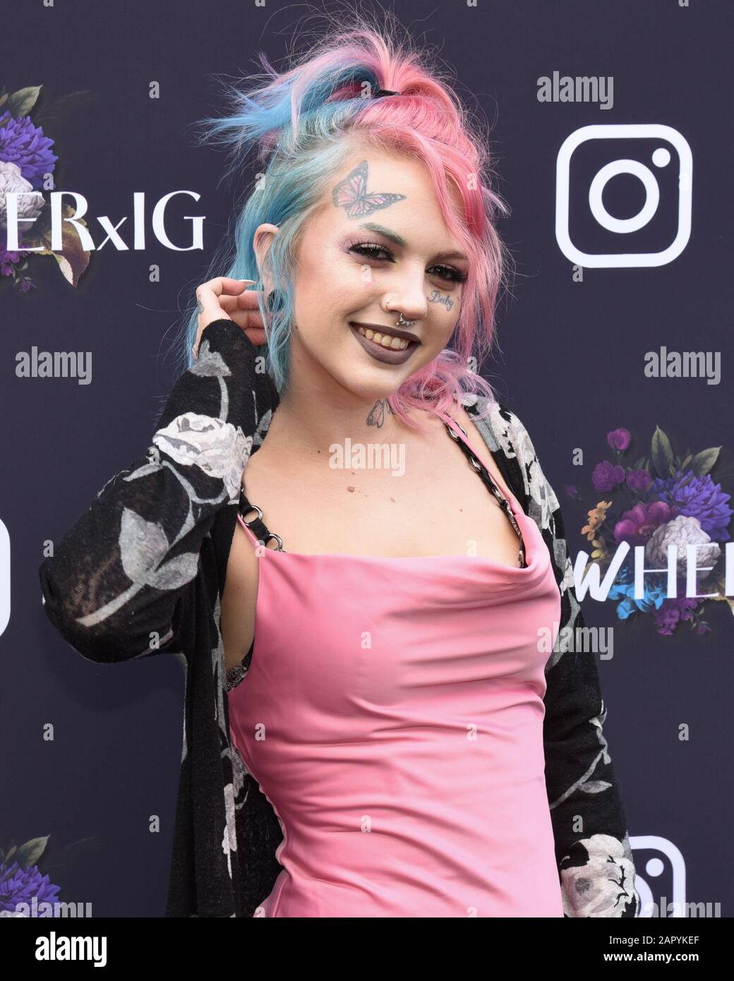 January 24, 2020, West Hollywood, CA, USA: Baby Goth attends the ...