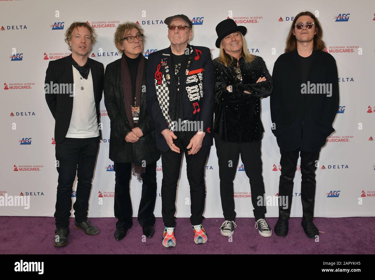 Los Angeles, USA. 24th Jan, 2020. Daxx Nielsen, Tom Petersson, Rick ...